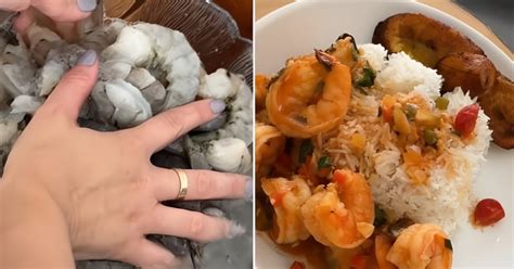 Enchilado De Camarones Cubana En Miami Prepara Delicioso Almuerzo En