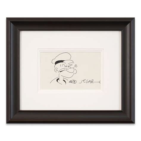 Elzie Crisler Segar Original Popeye Sketch Mutualart