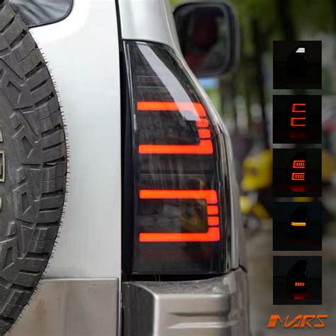 Smoked Full Led Tail Lights For Mitsubishi Pajero Nm Np 00 06 V73