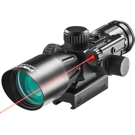 12 Mo Finance Pinty Rifle Scope With Red Laser 2 5 10x40 Tactical