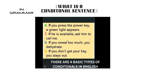 0 Conditonal Sentences Easy Practice Youtube