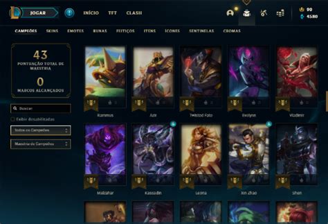 Conta Unranked Rammus Rei E Kayle League Of Legends Contas GGMAX