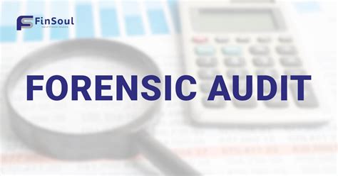 Forensic Audit Certified Forensic Auditors Finsoul