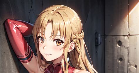 アスナ アスナにえっちなラバースーツを着せてみた Holaraai 紫苑🌠aiイラストのイラスト Pixiv
