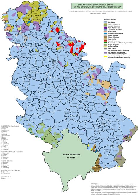 Ethnic Structure Of The Population Of Serbia 2002 1845×2600 Rmapporn