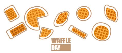 베이킹 일러스트 세트 베이킹 와플 베이커리 요리 달콤한 제품 디저트 패스트리 개념 포스터 배너 카드 광고에 대 한 흰색 배경에 고립 된 벡터 일러스트 레이션 갈색에 대한