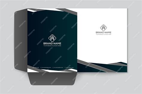 Premium Vector Flat Design Architecture Presentation Folder Template