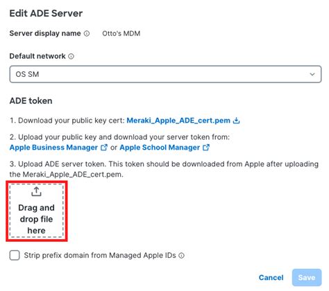 Apple Automated Device Enrollment Ade Cisco Meraki Documentation