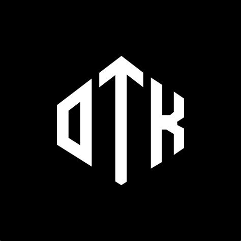 Otk Letter Logo Design With Polygon Shape Otk Polygon And Cube Shape
