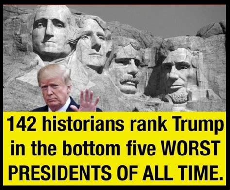 142 Historians Rank Trump In The Bottom Five WORST PRESIDENTS OF ALL