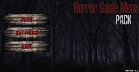 Horror Game Menu Pack Sponsored3d Ad Menugamehorrorgui