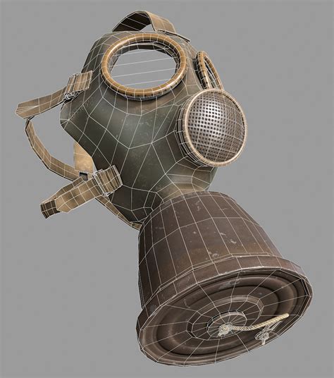 Gas Mask 3d Model By Rajiv Singha