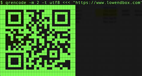 How To Create And Display Qr Codes From Shell Scripts Lowendbox
