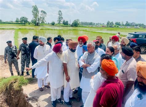 Punjab Bjp Chief Criticises Cm Over Flood Management Failures
