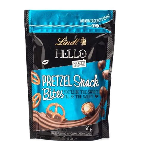 Lindt Hello Pretzel Snack Bites 90 G The Candy Store
