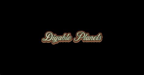 Digable Planets Vintage Text Digable Planets Sticker Teepublic
