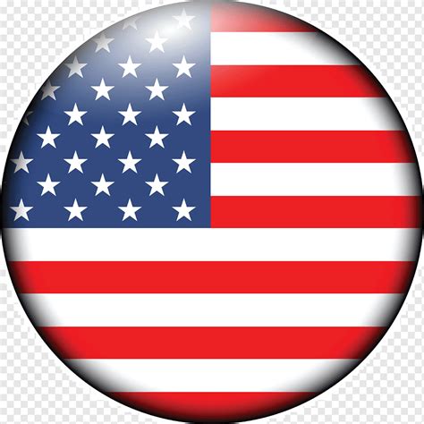 Lencana Ikon Bendera Amerika Bulat Png Pngwing
