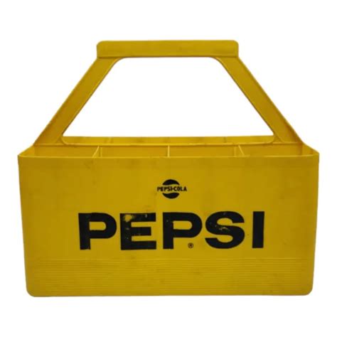 Vintage Pepsi Pepsi Cola Plastic 8 Pack 16 Oz Glass Bottle Carrier
