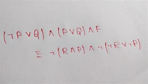 Solved Use Logical Equivalence To Prove This Note That