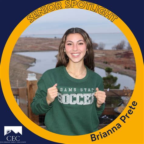 Student Spotlight Cec Parker Senior Brianna Prete Signs With Adams