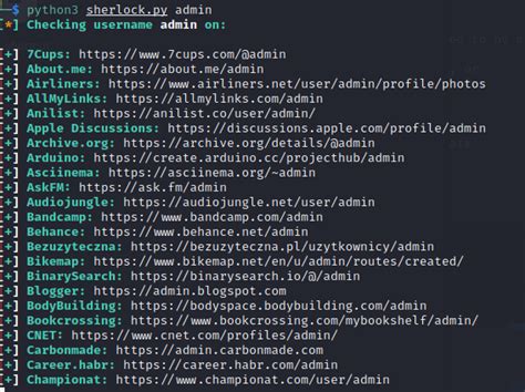Github Janelhuang28sherlock Tool To Find Username