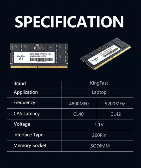 Michael Chen On Linkedin Kingfast Ddr5 For Laptop From 4800mhz To 5200mhz With 16 32gb Support…