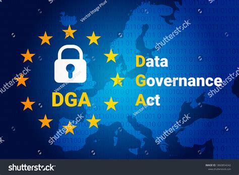 Data Governance Act Dga Vector Illustrarion Stock Vector Royalty Free 1860854242 Shutterstock