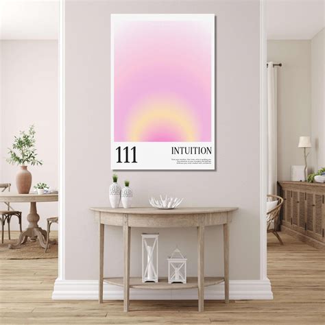 Metall Wandbild Engel Nummer Intuition Etsy De