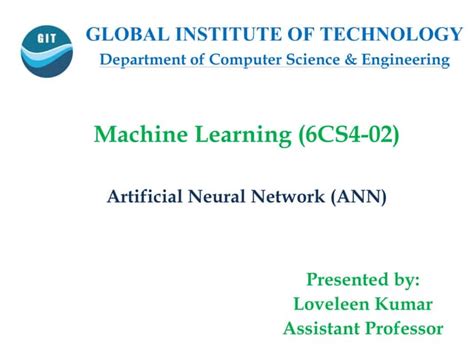 Artificial Neural Network Ann Basic Ppt