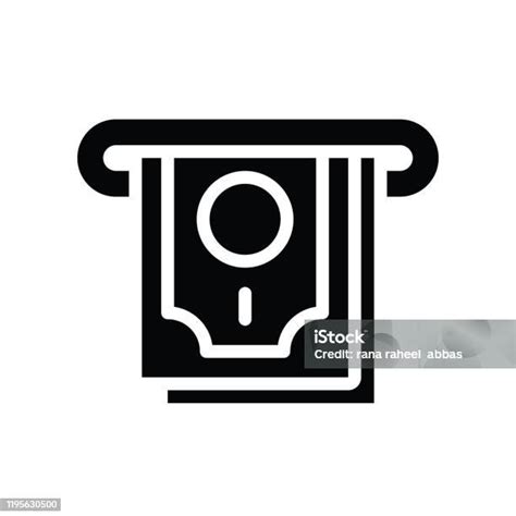 단단한 스타일을 가진 금융 은행 및 돈 관련 Atm 기계 벡터 개념에 대한 스톡 벡터 아트 및 기타 이미지 개념 경제 구매 Istock