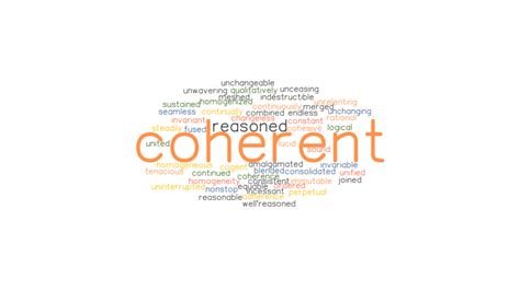 COHERENT Synonyms And Related Words What Is Another Word For COHERENT