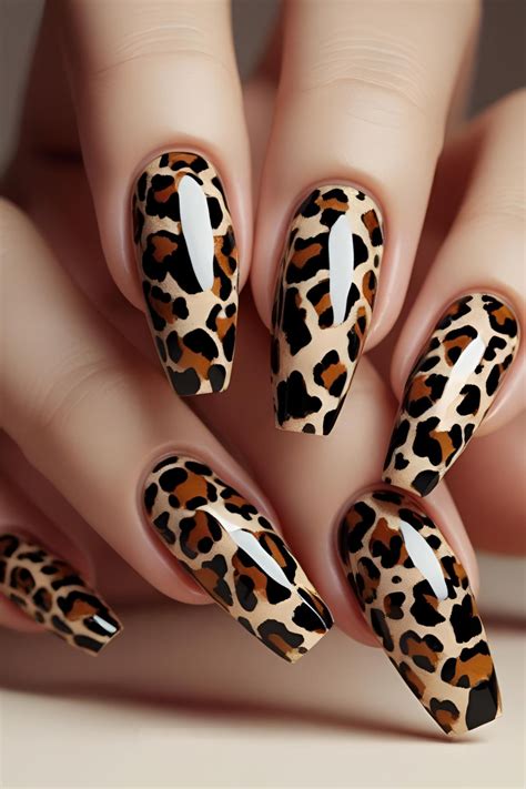 Bold Cheetah Print Nail Art Fierce And Stylish Look Pretty Nail Art