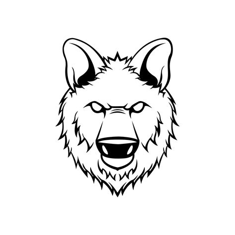 Wolf Head Symbol Illustration Design 20615968 Vector Art At Vecteezy