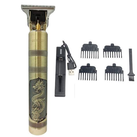 Máquina de Cortar Cabelo Profissional c Limitador de Lâmina Ajustável