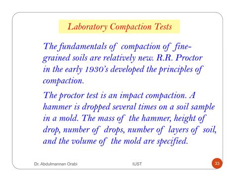 Lecture 5 Soil Compaction PDF