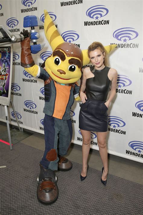 BELLA THORNE At Wondercon 2016 Rachet And Clank In Los Angeles 03 25