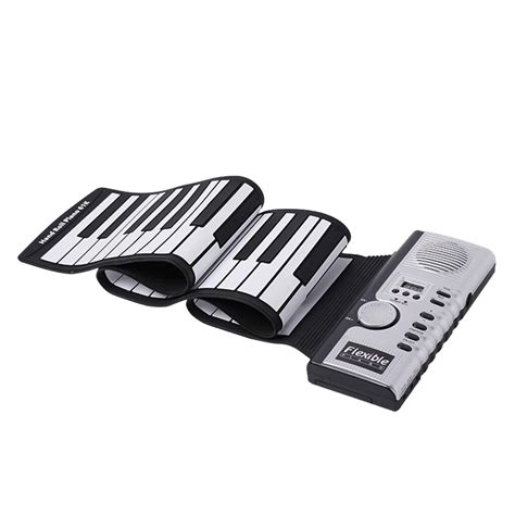 Portable 61 Key Roll Up Piano Electronic Keyboard Grandado