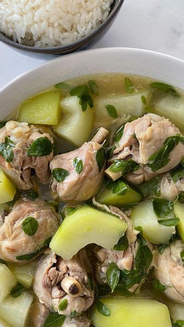 Chicken Tinola Filipino Comfort Food Recipe