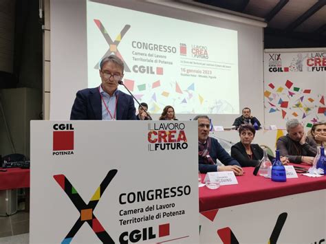 Cgil Potenza Vincenzo Esposito Eletto Nuovo Segretario Generale