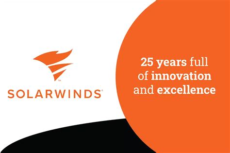 Solarwinds 25 Jaar Vol Van Innovatie En Kwaliteit Kappa Data