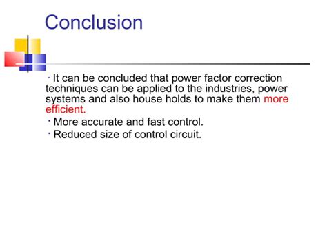Automatic Power Factor Correction Using Microcontroller 8051 Ppt Technology And Computing