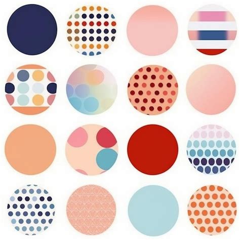 Premium Photo A Close Up Of A Bunch Of Different Circles On A White