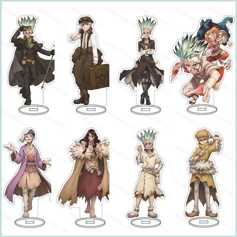 Kira Dr Stone Science Future Ishigami Senkuu ขาตั้งแผ่นอะคริลิคผู้ถือ