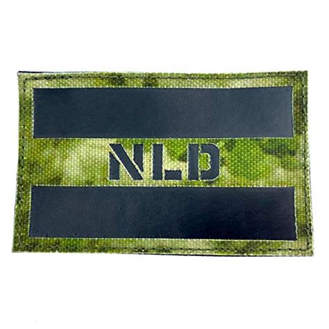 Netherlands Nld Holland Atacs Fg Camouflage Tactical Laser Cut Airsoft Field Patch Bigamart