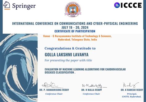 Lakshmi Lavanya Golla On Linkedin Research Machinelearning