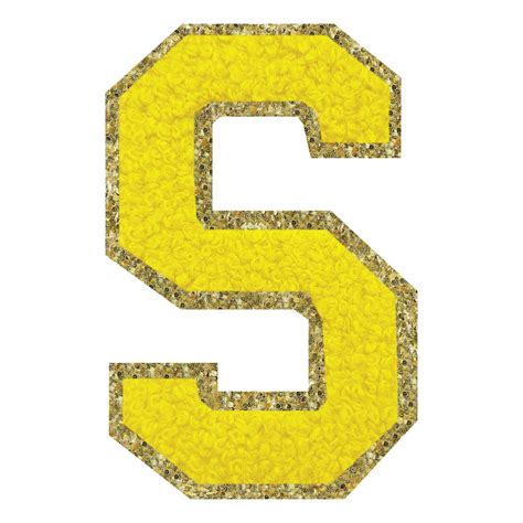 Tygmärke Bokstav Gul Partykungen