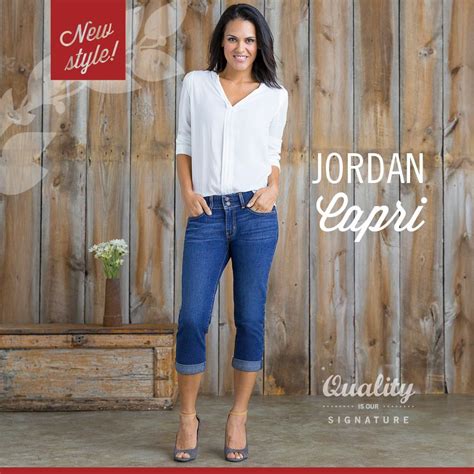 Signature By Levi Strauss And Co™ Jordan Capri Has A Mid Rise And Is