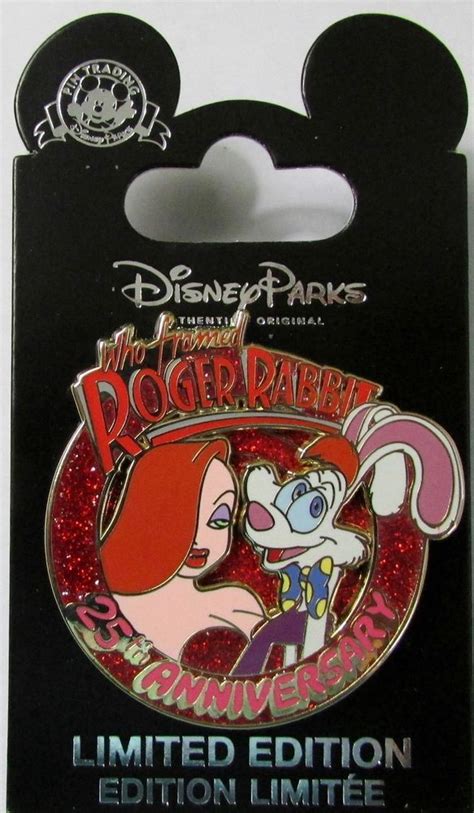 Disney Who Framed Roger Rabbit 25th Anniversary Roger And Jessica