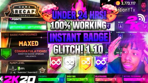 New Nba 2k20 Instant Badge Glitch Patch 1 10 Get Hof Badges Easy