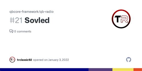 Sovled Issue 21 Qbcore Framework Qb Radio GitHub